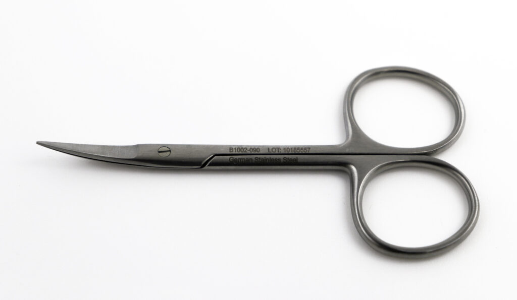 Iris Sharp Satin Finish Scissors - Acuderm