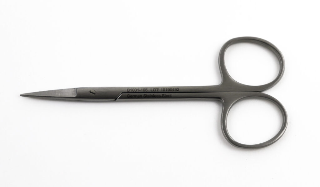 Iris Sharp Satin Finish Scissors - Acuderm