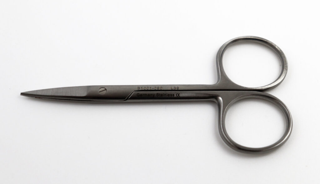 Iris Sharp Satin Finish Scissors - Acuderm