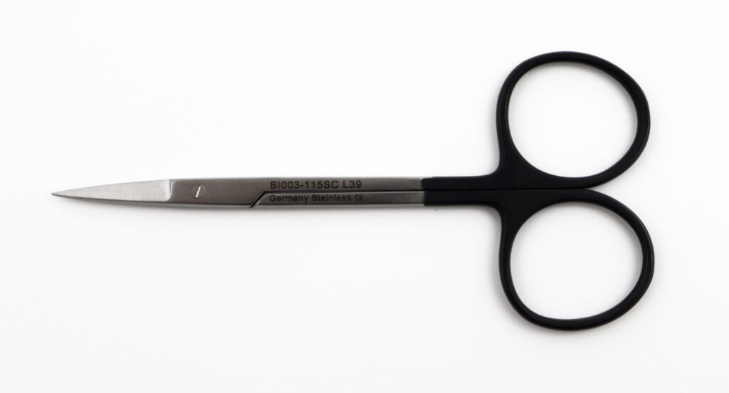 Iris Sharp Satin Finish Scissors - Acuderm