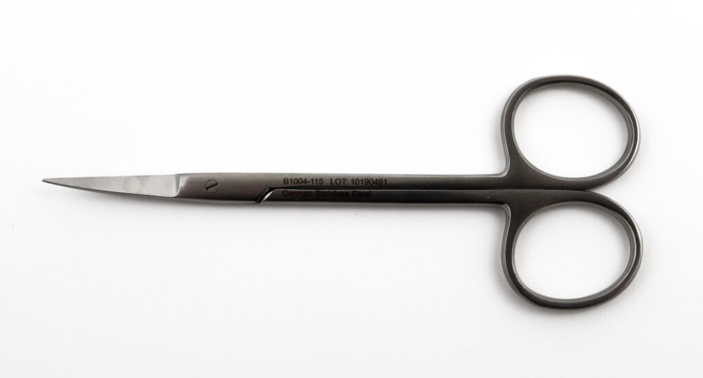 Iris Sharp Satin Finish Scissors - Acuderm