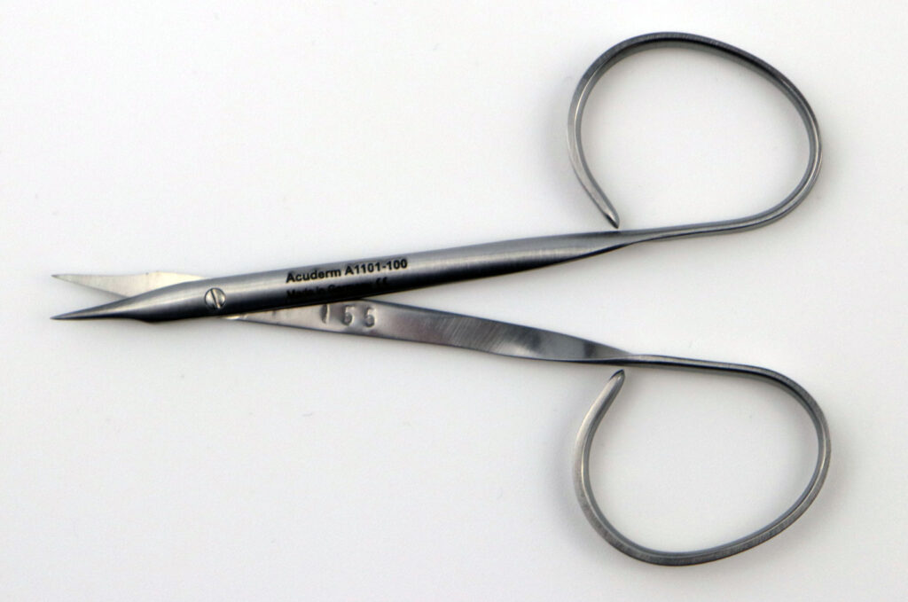 Ribbon Gradle Satin Finish Scissors - Acuderm