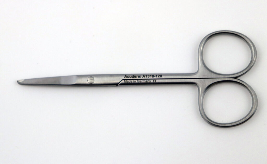 Littauer Scissors, 12cm, STR, Satin - Acuderm