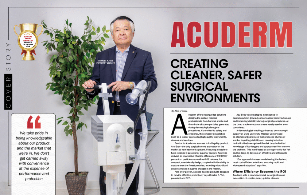 Eliminate surgical smoke completely - Acuderm